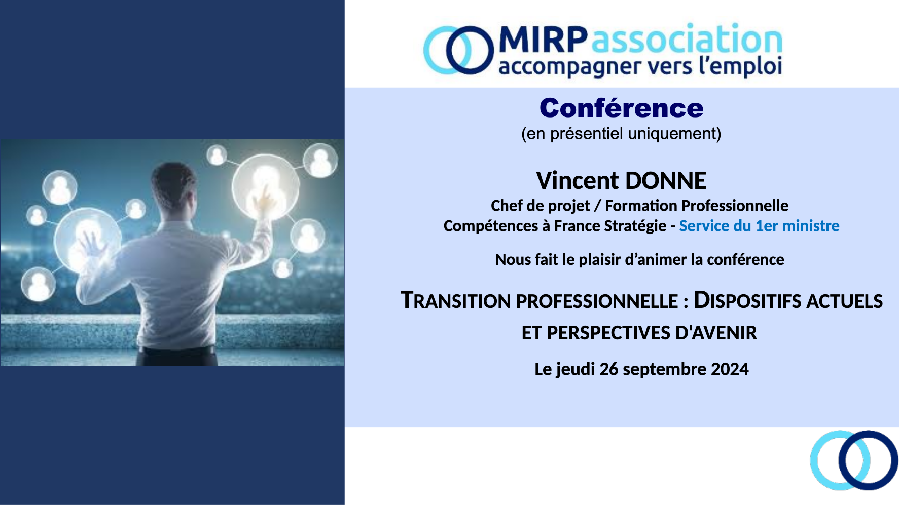 Conférence MIRP - Transition professionnelle : Dispositifs actuels et ...